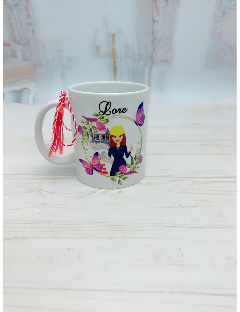 Cana cadou personalizata pentru inginer constructii Taxa urgenta (+50 ...