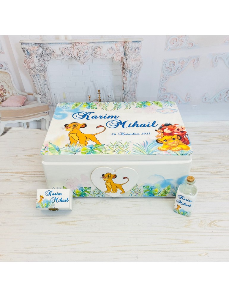 Trusou Botez Personalizat Simba Lion King Taxa urgenta (+50 RON) Am ...