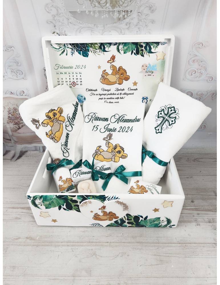 Trusou Botez Personalizat Simba Lion King Taxa urgenta (+50 RON) Am ...