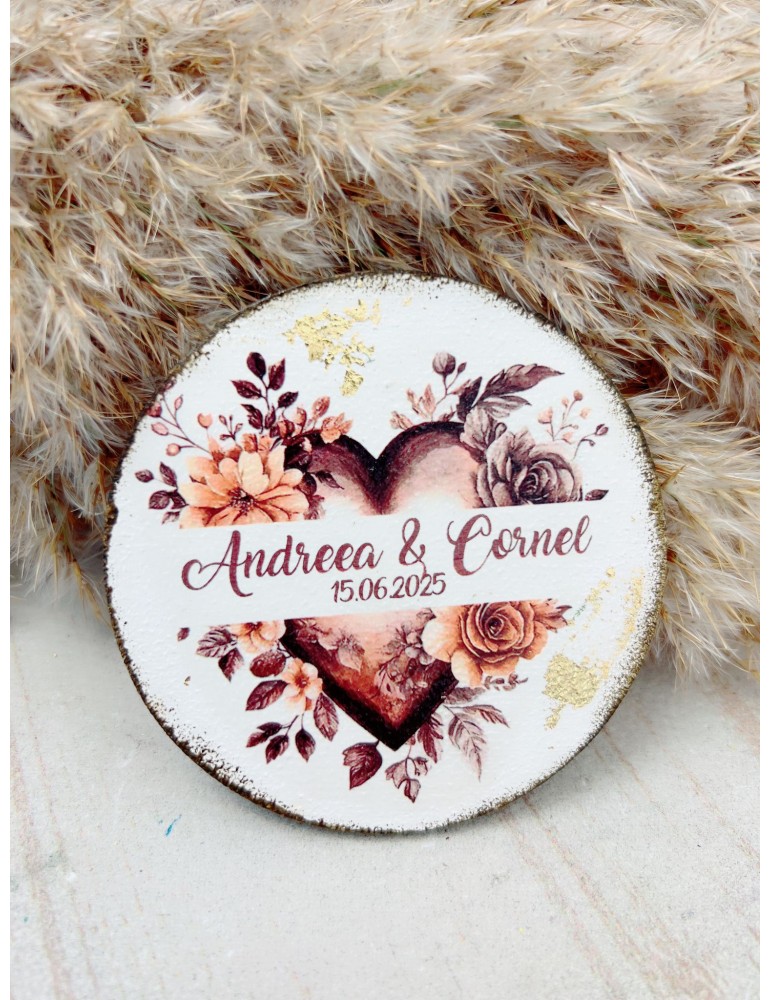 Marturii din lemn personalizate pentru nunta – eleganță în tematica ...