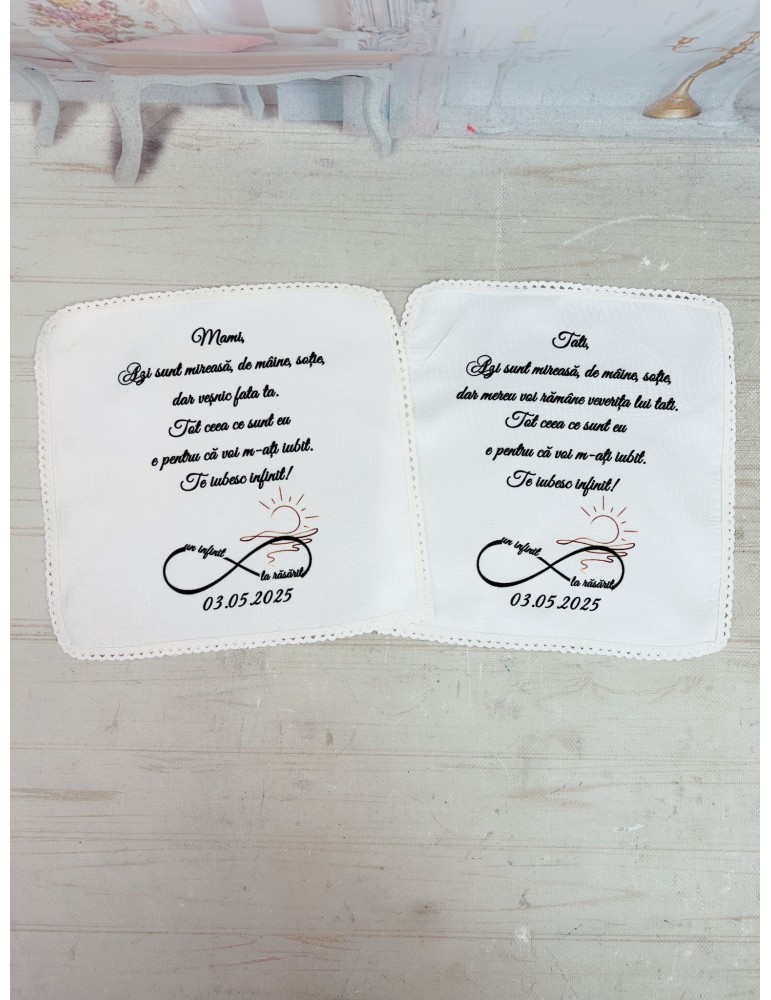 Batiste de nunta personalizate pentru parinti Taxa urgenta (+50 RON) Am ...