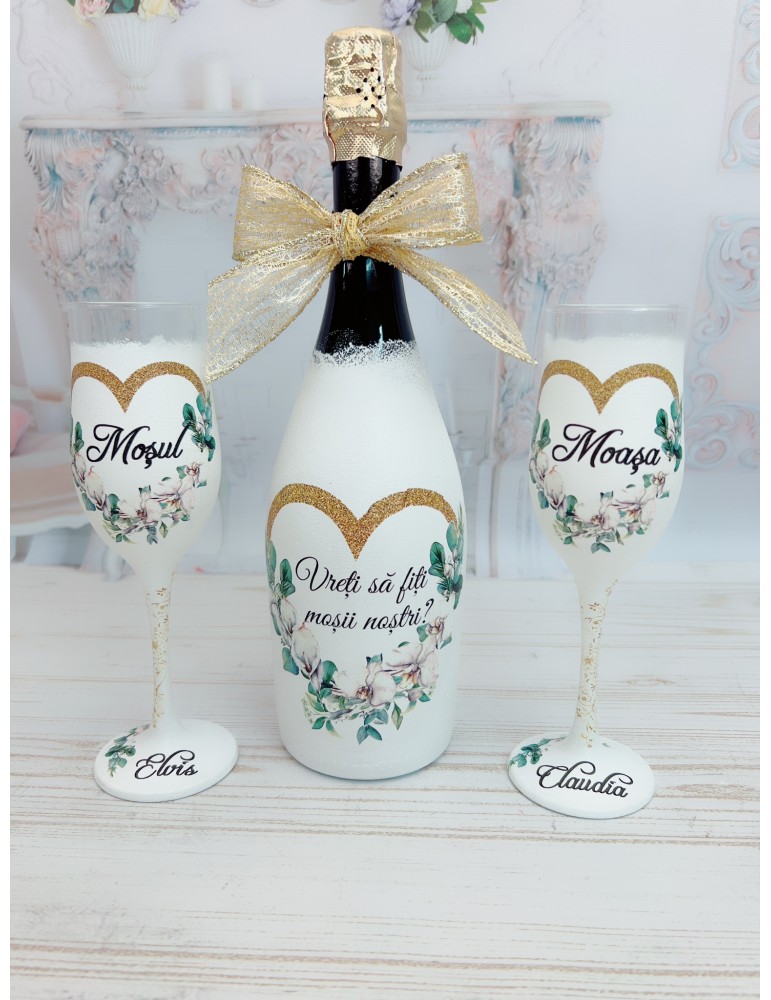 Set cadou mosi botez Taxa urgenta (+50 RON) Am rabdare